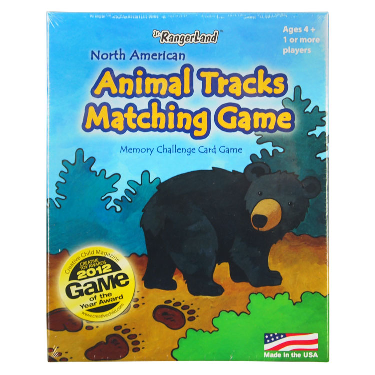 Animal Tracks Matching Game - WNP | National Park Store