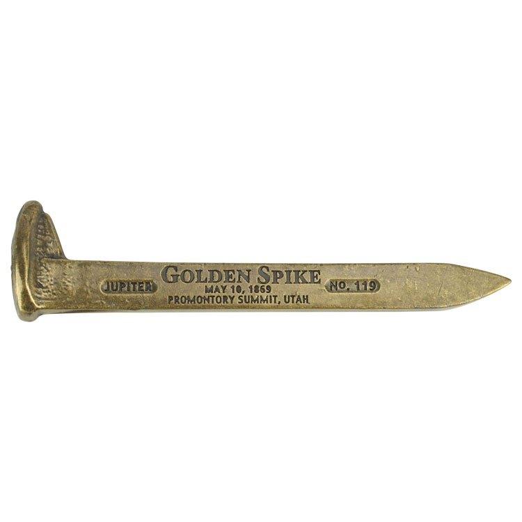 Golden Spike NHP Metal Replica Spike - WNPA | Shop Our Parks - Western ...