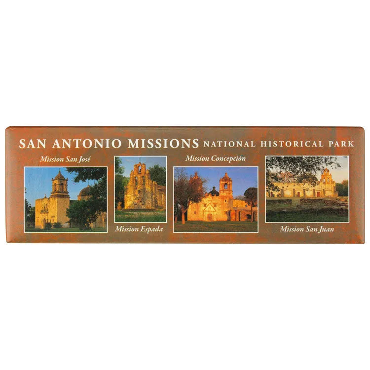 San Antonio Missions NHP 4 Views Magnet | WNP - Shop Now!