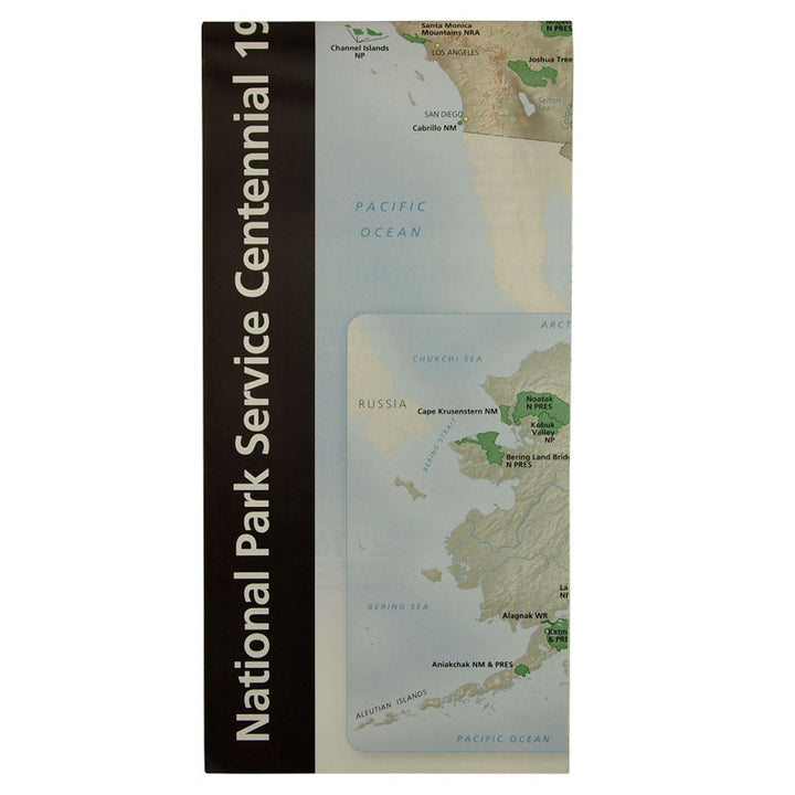 National Park Service Map & Guide Centennial Edition - WNP