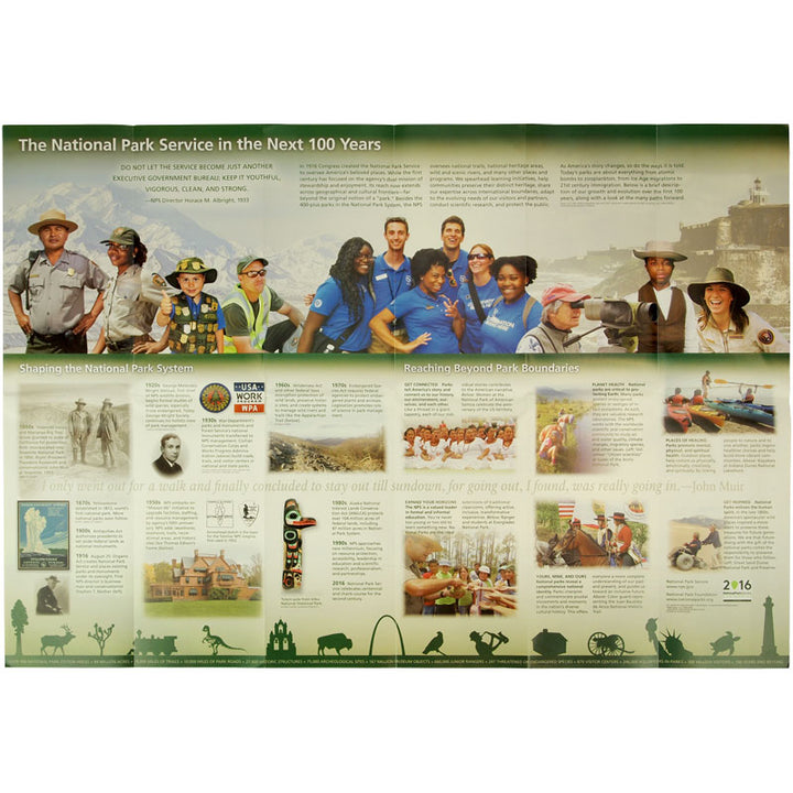 National Park Service Map & Guide Centennial Edition - WNP