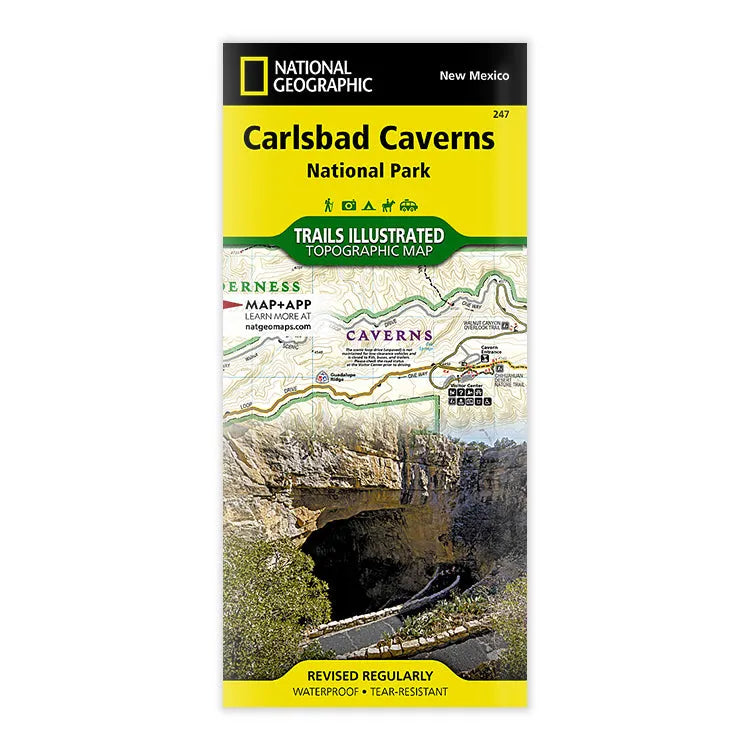 National Geographic Carlsbad Caverns NP Map | WNP