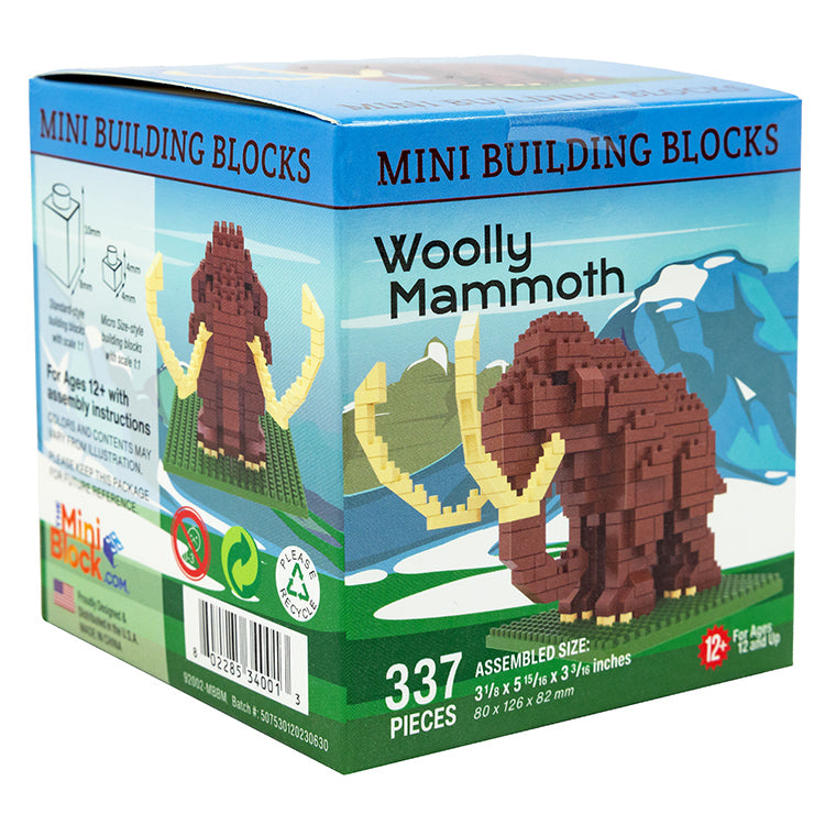 Woolly Mammoth Mini Block Set | WNP - Shop Our Parks!