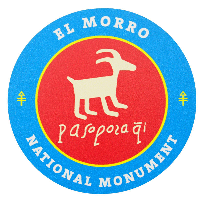 El Morro National Monument Round Logo Sticker | WNPA - Western National ...