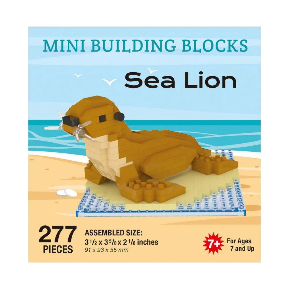 Sea Lion Mini Block Set – Perfect for Ages 7 and Up
