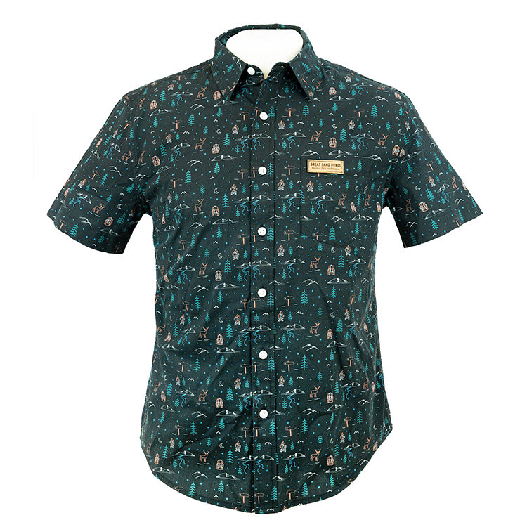 Great Sand Dunes National Park Camp Shirt | WNPA - Shop Now! - Western ...