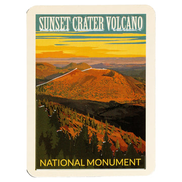 Sunset Crater Volcano National Monument Magnet for Fridge