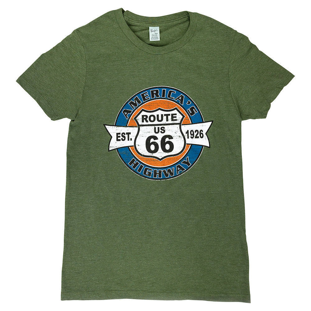 Route 66 Circle Stamp T-Shirt | WNP - Shop Now