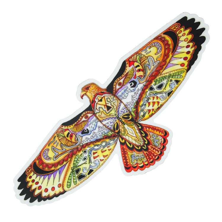Earth Art Red-Tailed Hawk Sticker - WNPA | Shop Today! - Western ...