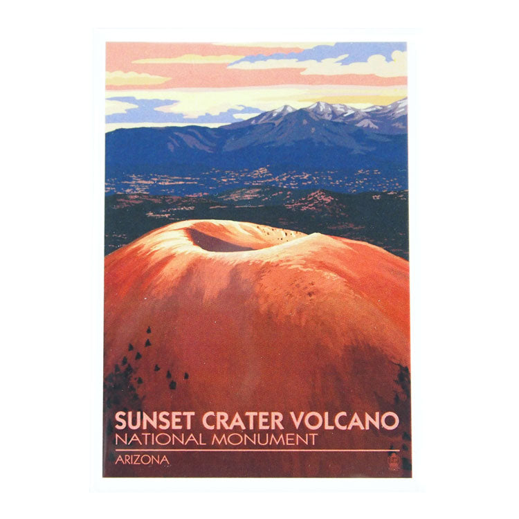 Sunset Crater Volcano NM Illustration Magnet | WNPA - Western National ...